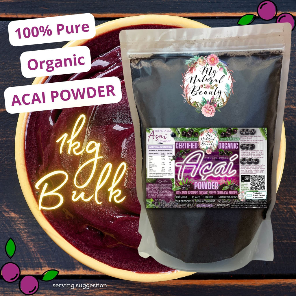 Organic Acai Powder- 1kg- Buy Organic Acai in bulk Australia- My ...