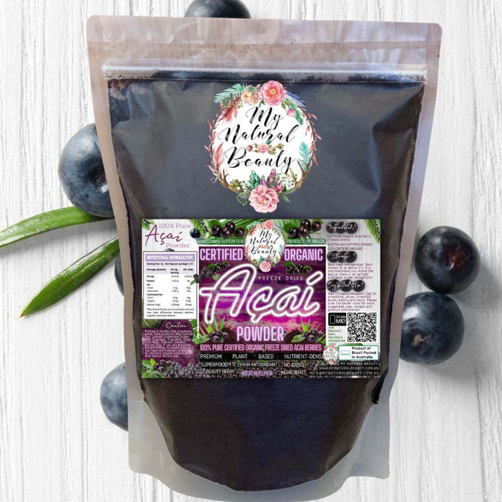 Organic Acai Powder- 1kg- Buy Organic Acai in bulk Australia- My ...