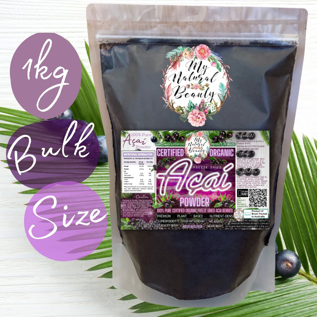 Organic Acai Powder- 1kg- Buy Organic Acai in bulk Australia- My ...
