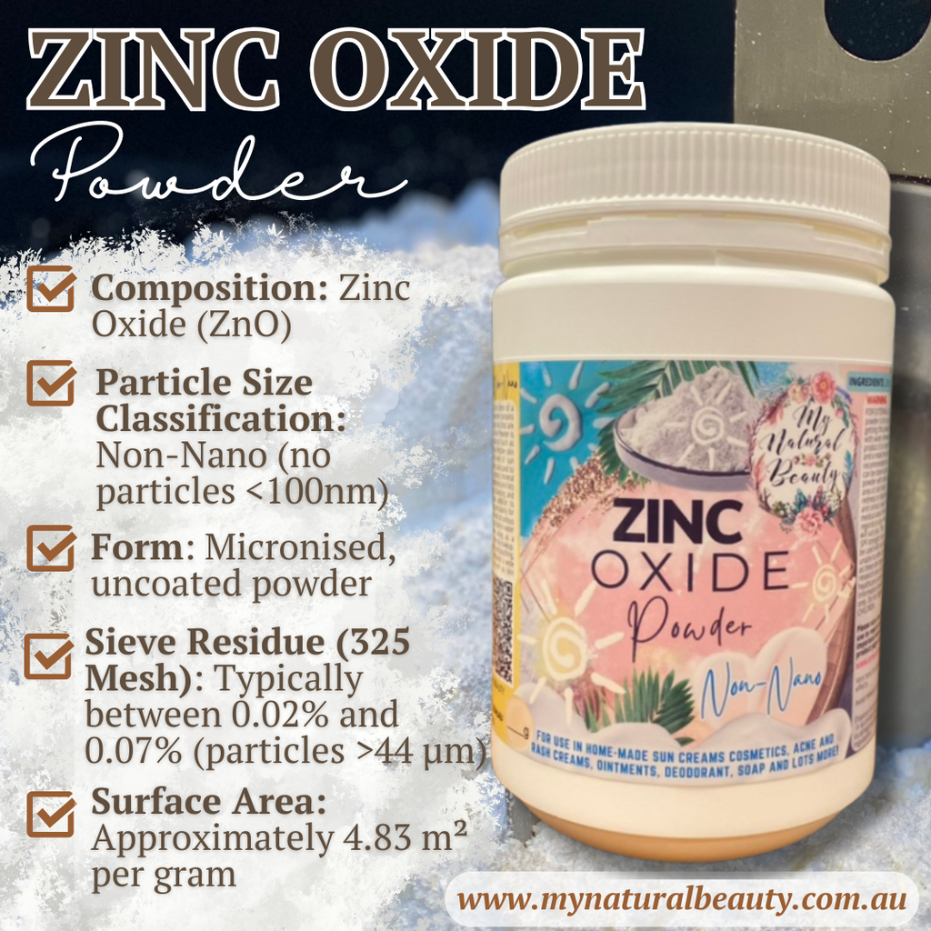 Zinc Oxide Powder Australia - Non-nano, uncoated, micronised- My ...